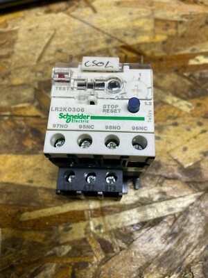SCHNEIDER ELECTRIC LR2K0306 Overload Relay,0.80 to 1.20A,Class 10,3P | eBay