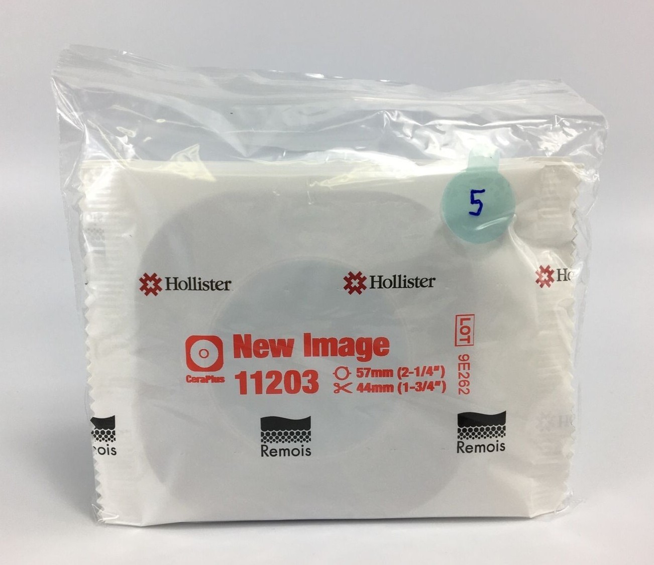 5 Hollister 11203 New Image CeraPlus Barriers 2-1/4" Flange 1-3/4" Cut ...