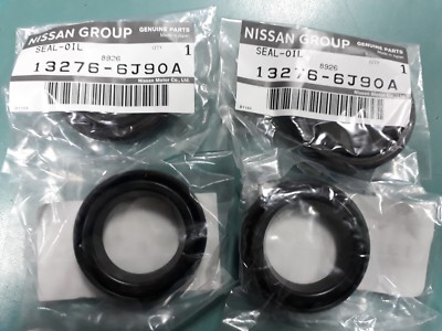 GENUINE OIL SEAL ROCKER COVER SET X4 FOR NISSAN ALMERA N16,PRIMERA P12 ...