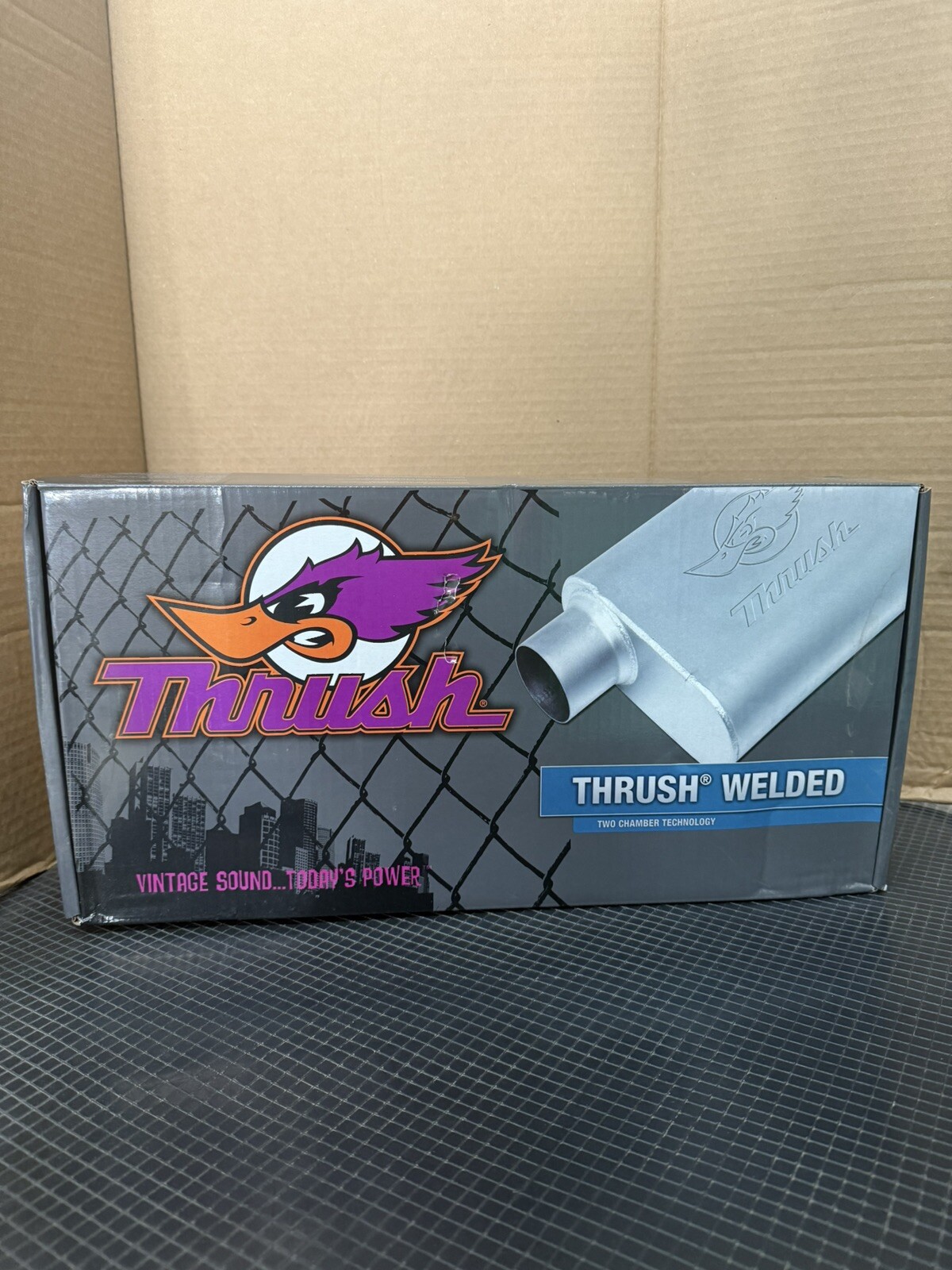 Thrush Thrush Welded Steel Muffler Universal Fit, Part# 17656 | eBay