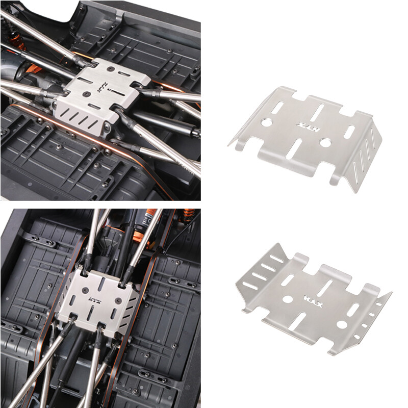 Stainless Steel Chassis Guards Plate Armor for Rlaarlo MK07 1/7 RC ...