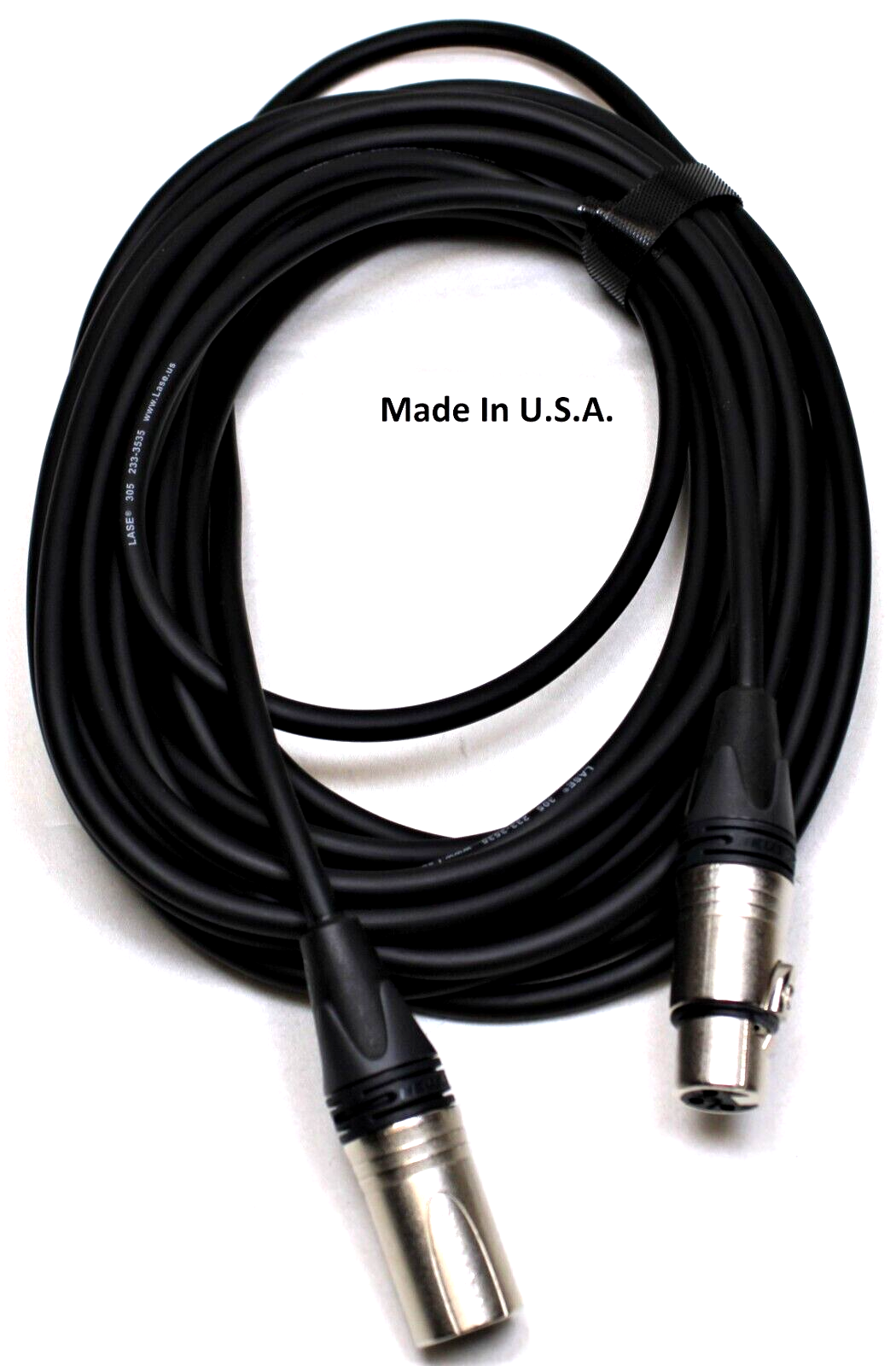 LASE 1.5ft Y Cable w/ NEUTRIK One NC3FXX 3-Pin XLR Female to Two ...