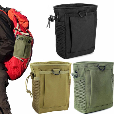 Tactical Molle Heavy Duty Drop Dump Magazine Pouch Utility Hunting Gun ...