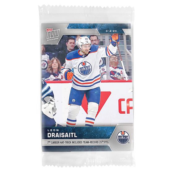 2022/23 Topps Now NHL Sticker 242 LEON DRAISAITL EDMONTON OILERS ...