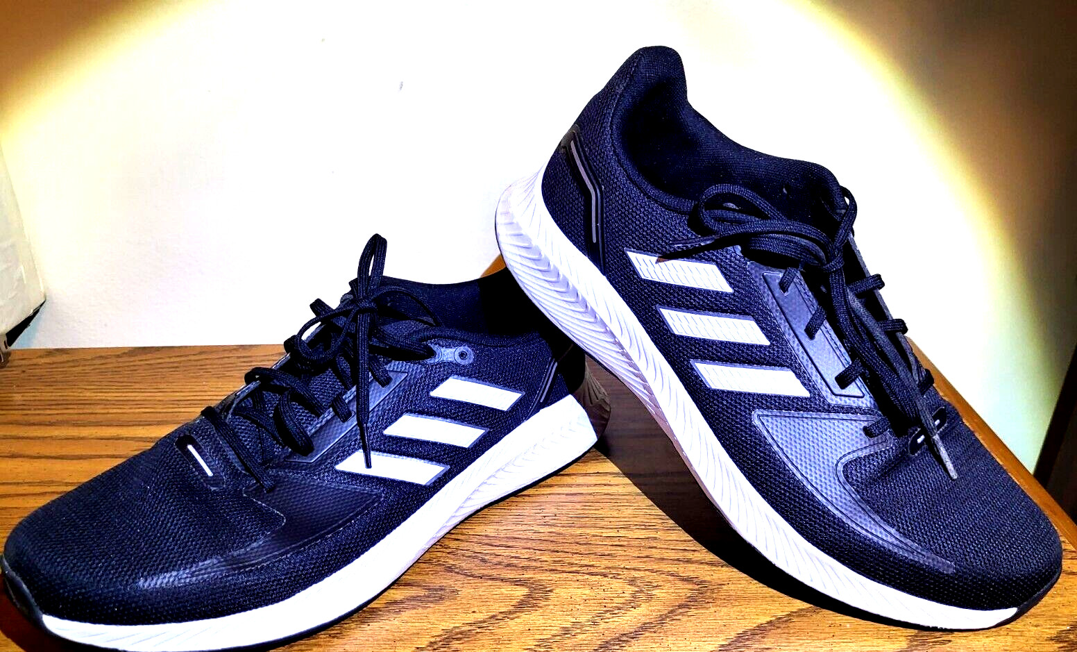 Adidas Mens Runfalcon 2.0 FY5943 Black Running Shoes … - Gem