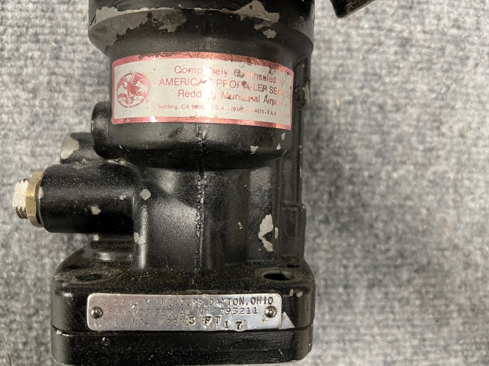 McCauley Prop Governor C290D5-F/T17 with Control Arm and Cable Bracket ...