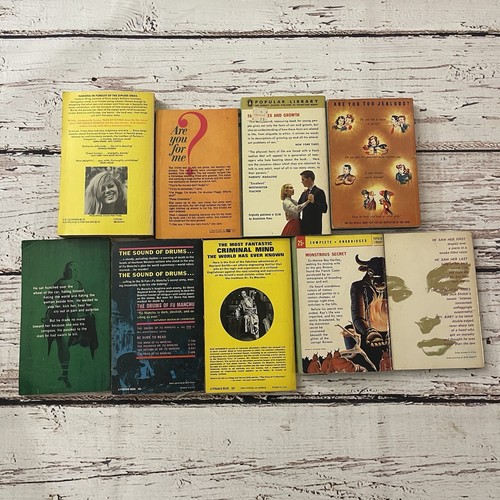 Vintage Sexy Pulp Paperbacks Journey into Terror Death of a Ladies' Man ...