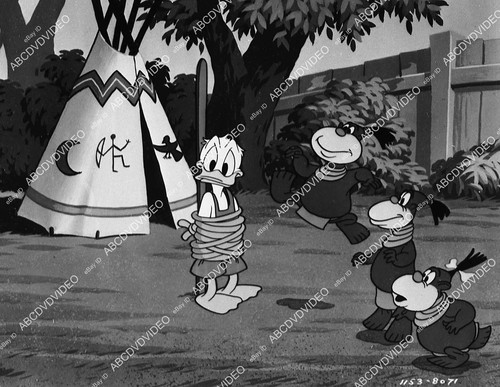 6454-028 animated characters Donald Duck cartoon short Spare the Rod ...