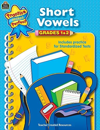 SHORT VOWELS GRADES 1-2 (PHONICS) By Governale *Excellent Condition ...