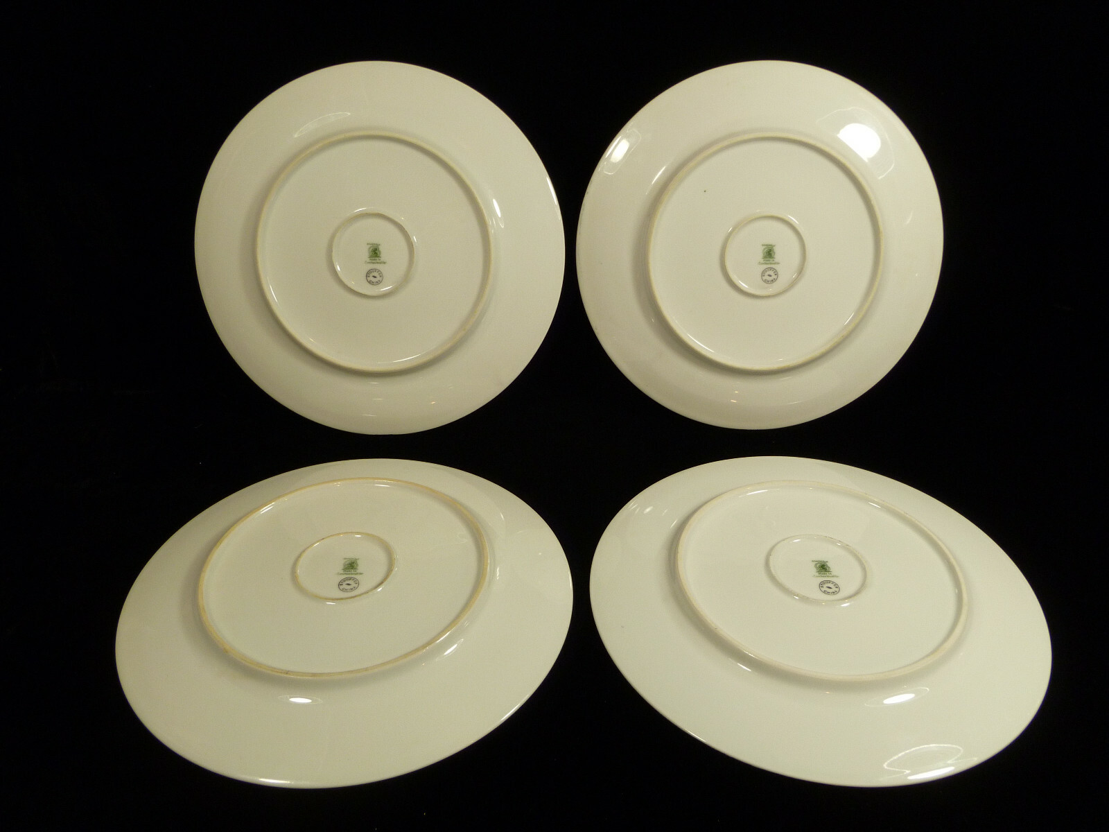 FOUR BEAUTIFUL STOUFFER GILT PORCELAIN CZECHOSLOVAKIAN CABINET OR ...