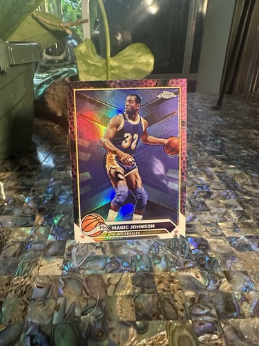 2023-24 Topps Chrome - Magic Johnson #97 Purple Refractor /349 for sale ...