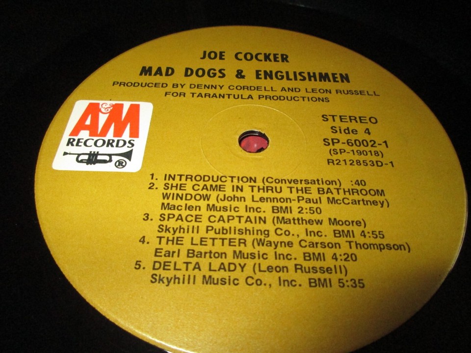 DBLP Original 1970 Joe Cocker Mad Dogs And Englishmen EX/EX | eBay