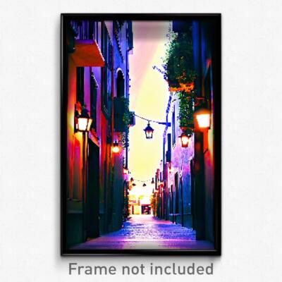 Pixel Art Poster - Fabulous Alley (8 Bit Psychedelic Trippy Video Game ...