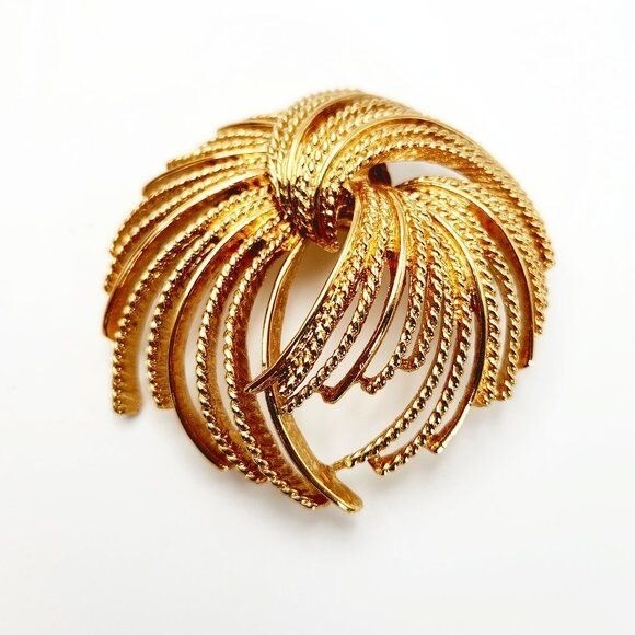 Vintage Monet Shooting Fireworks Floral Burst Texture… - Gem