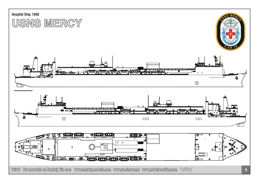Usns Mercy Ship Diagram