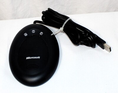 Microsoft (1028) Wireless Black Optical Desktop Receiver 3.1 P/N ...