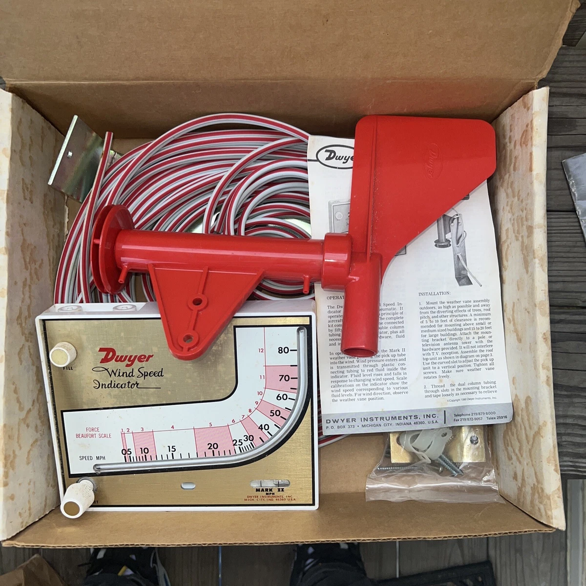 Dwyer Wind Speed Indicator