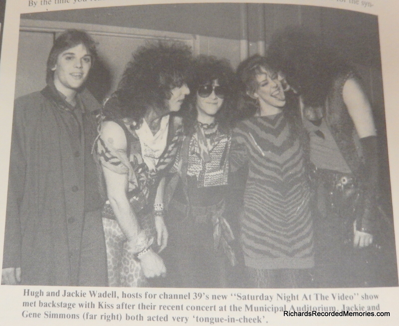 Music Row Magazine 2/84 KISS-Waylon Jennings-Merle Haggard-Carl Perkins ...