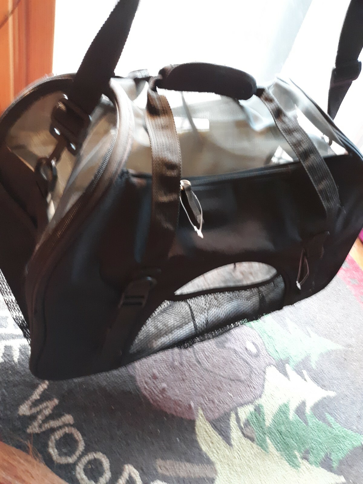 Bergan Pet Carrier Large cats, dog ferrets, soft Sided Travel Tote Bag ...