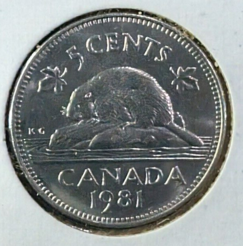 1981 Canadian 5 Cent Canada Coin Nickel EB#625 | eBay