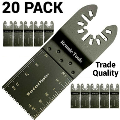 20X Multi Tool Blade Set For Dewalt For Bosch For Makita Oscillating ...