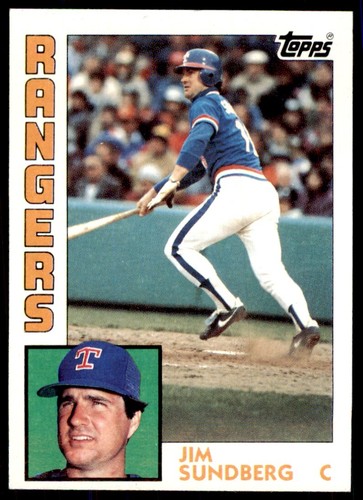 1984 Topps Cards Jim Sundberg . Texas Rangers #779 | eBay