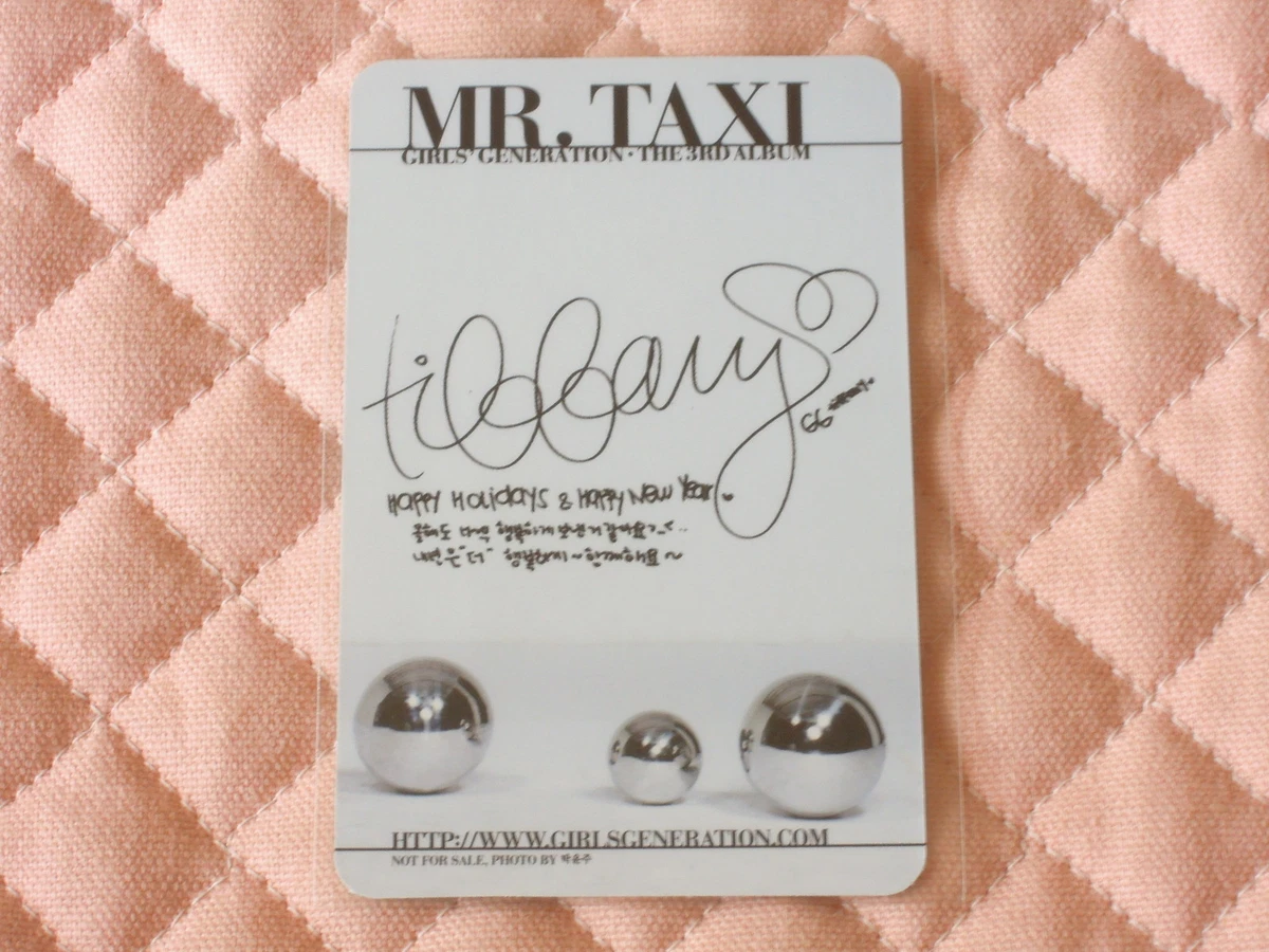 Snsd Tiffany Mr Taxi