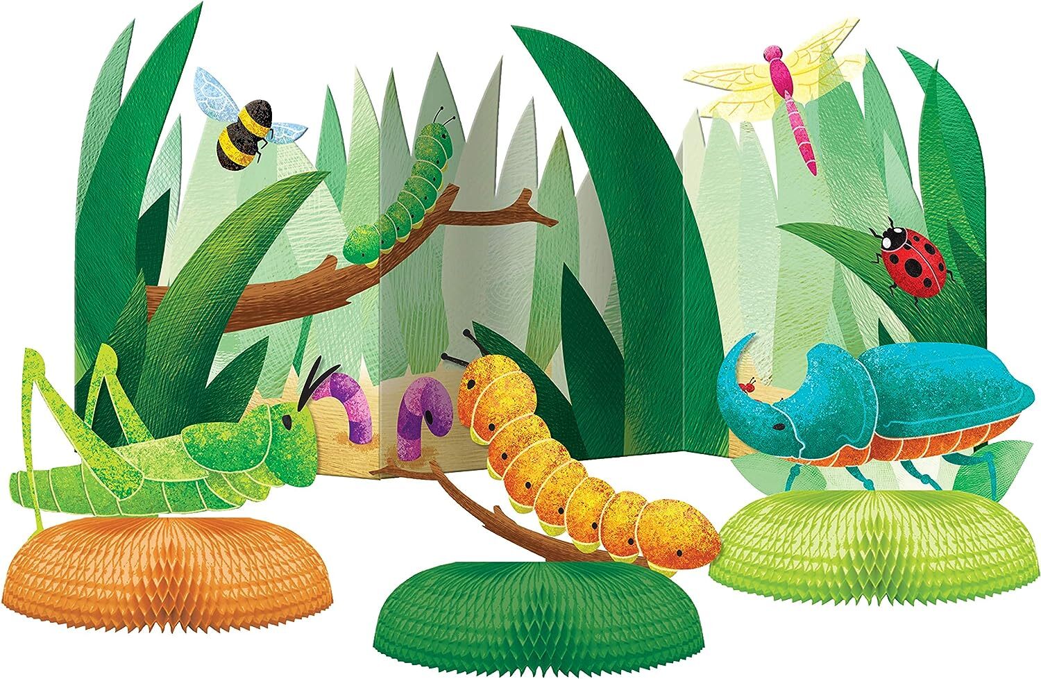 Birthday Bugs Insect Animal Kids Birthday Party Decoration Centerpiece ...
