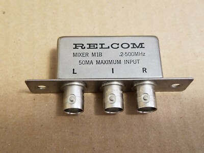 RELCOM M1B Double Balanced Mixer 200KHz-500MHz RF Microwave BNC(f ...