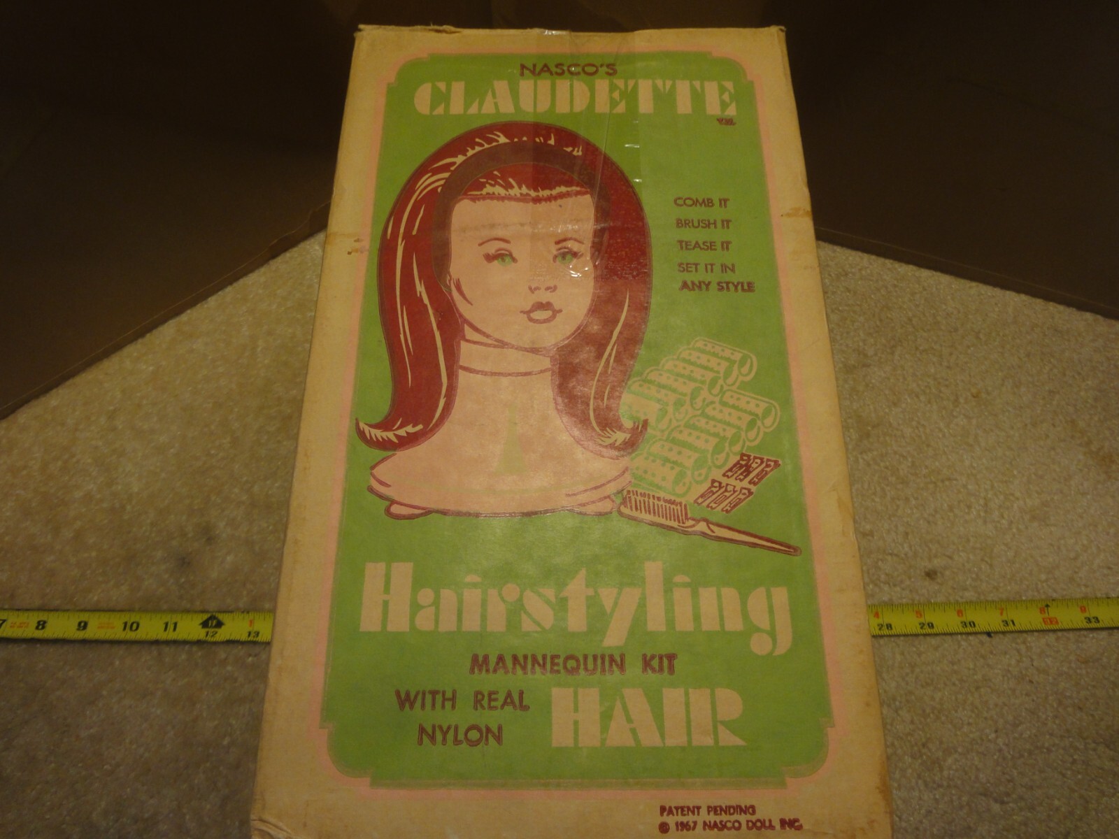 Vintage Nasco, Claudette Blond Hairstyling Mannequin doll kit, set. | eBay