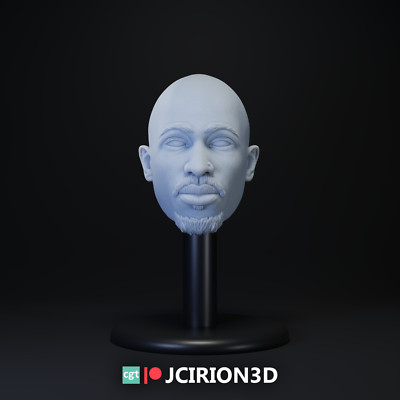 Tupac Shakur Gangsta Rap Legend custom head for 4" 6" 7" 12" action ...