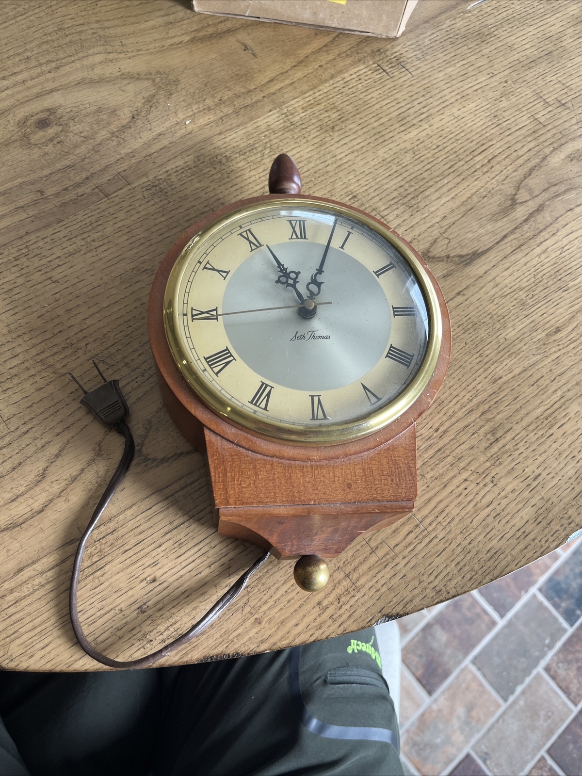 Vintage Seth Thomas Electric Clock Destiny Model E023-000 Wooden | eBay