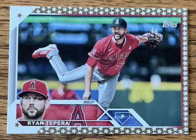 2023 Topps Complete Set Gold Star Parallel Ryan Tepera, Angels, #375 | eBay