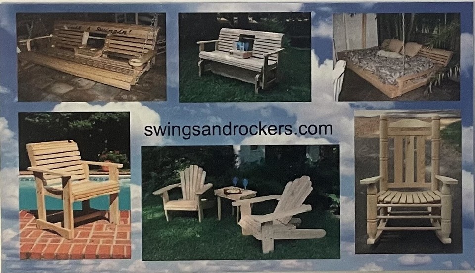 5ft Cypress Wood Deluxe Roll Paint Grade (#2) Porch Swing with chains ...