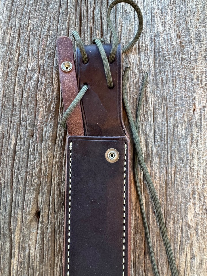 New Randall Sullivans by Gutcher Leather Knife Sheath Model 16 Waxed | eBay