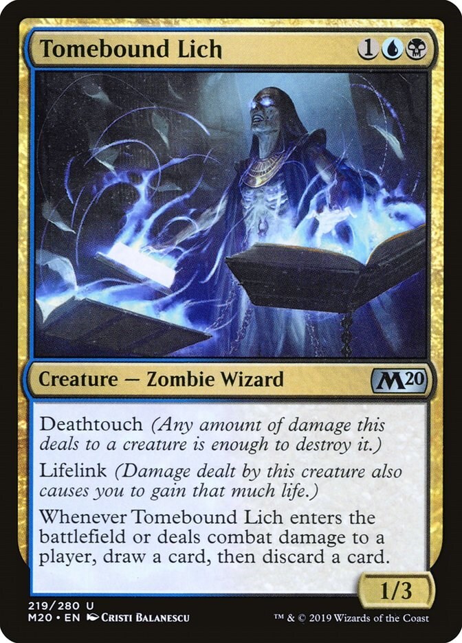 Tomebound Lich Core Set 2020 Foil for sale online | eBay