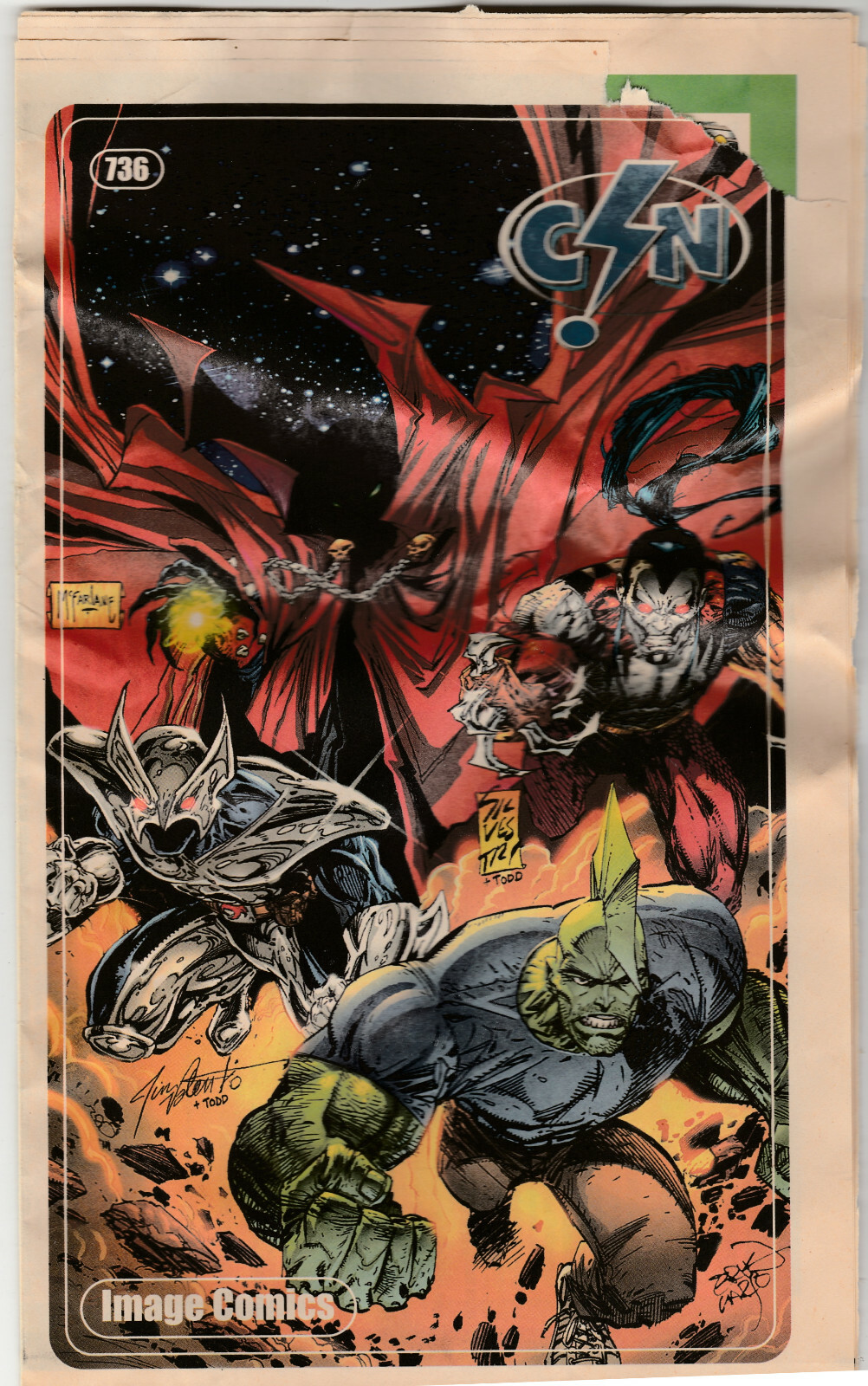COMIC SHOP NEWS CSN 736 (2001) Image Comics Todd McFarlane Marc ...