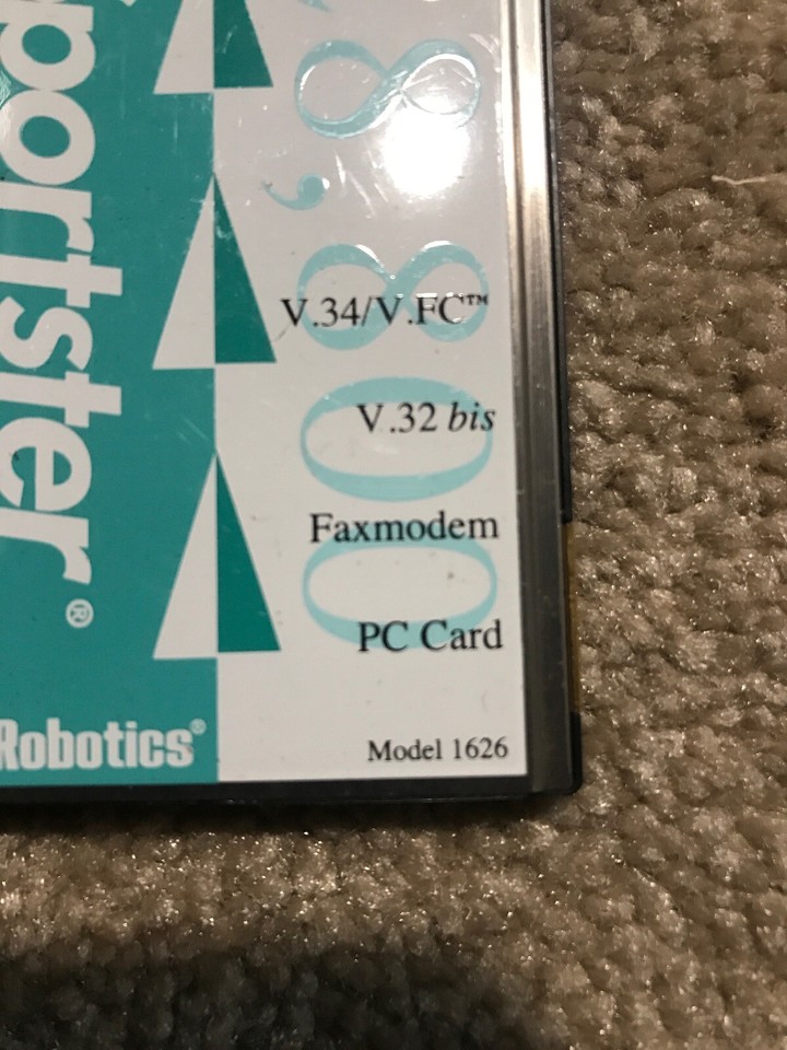 US Robotics Sportster PC Card 1626 Fax Modem V .34 V .32 bis | eBay