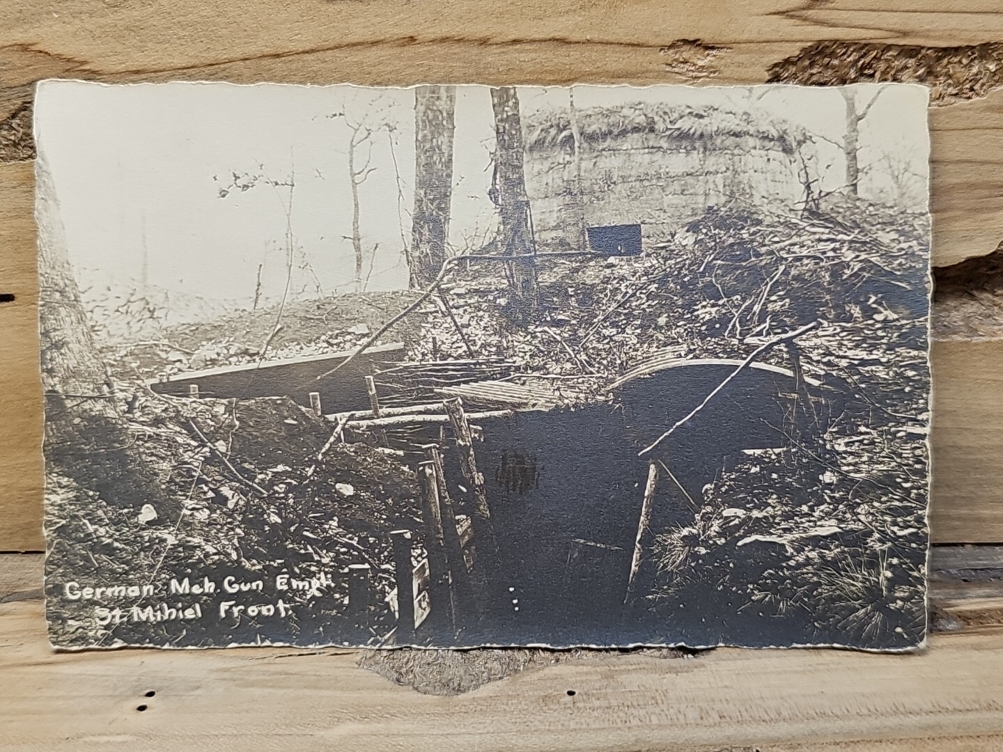 Antique WW1 RPPC German Machine Gun Nest St. Mihiel Front V369 | eBay