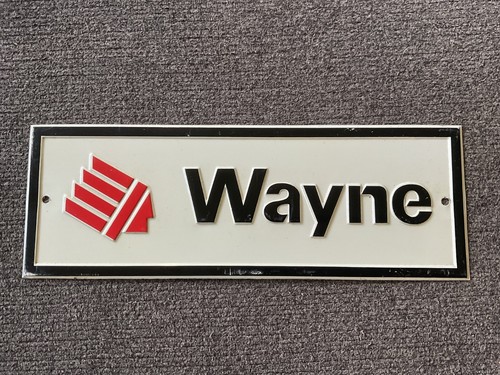 Vintage Rare Wayne Corporation Bus/Truck Tin INDIAN LOGO Embossed Sign ...