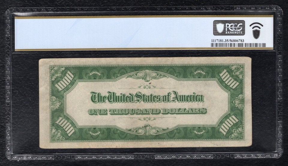 FR.2212-G 1934-A $1,000 FRN FEDERAL RESERVE NOTE CHICAGO, IL PCGS ...
