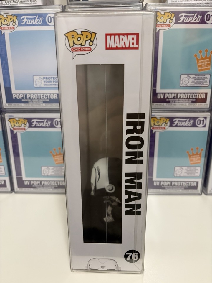 Funko Pop! Comic Covers Iron Man #1 Black & White Grail Rare LE /750 IN ...