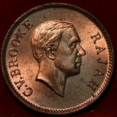 Uncirculated Red 1937 Sarawak 1 Cent Foreign Coin | eBay