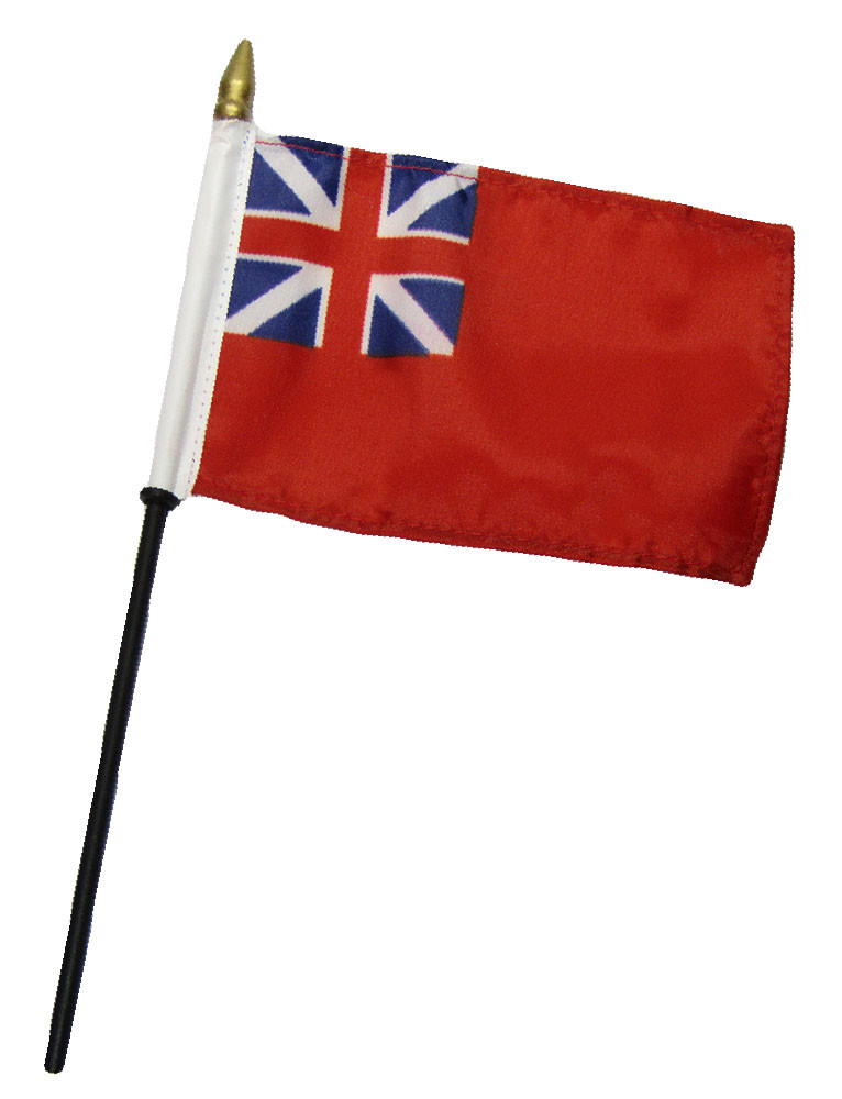 British Red Ensign UK 4"x6" Flag Desk Table Set Wooden Stick Staff | eBay