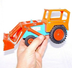TRIANG Tri-ang England 1:25 FARM & ROAD SITE SHOVEL DIGGER TRACTOR NM ...
