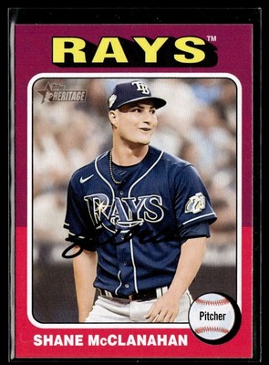 2024 Topps Heritage Baseball Rays Shane McClanahan #225 | eBay