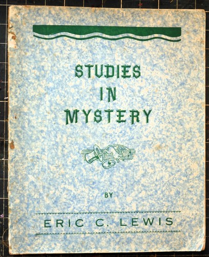 Studies In Mystery Eric C Lewis old magic trick books | eBay