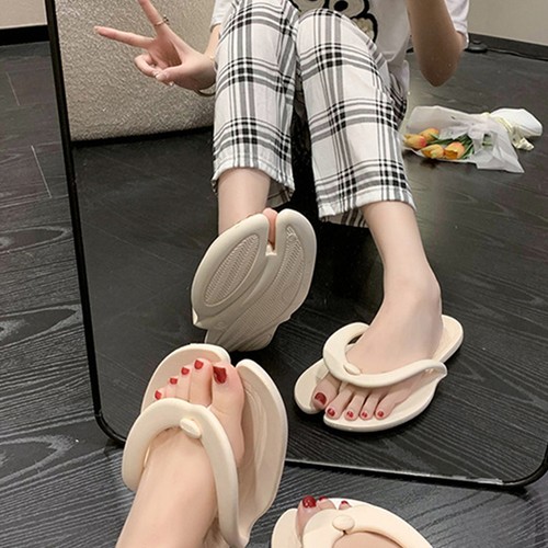 1 Pair Bathroom Slippers Solid Color Footwear Men Women Summer House ...