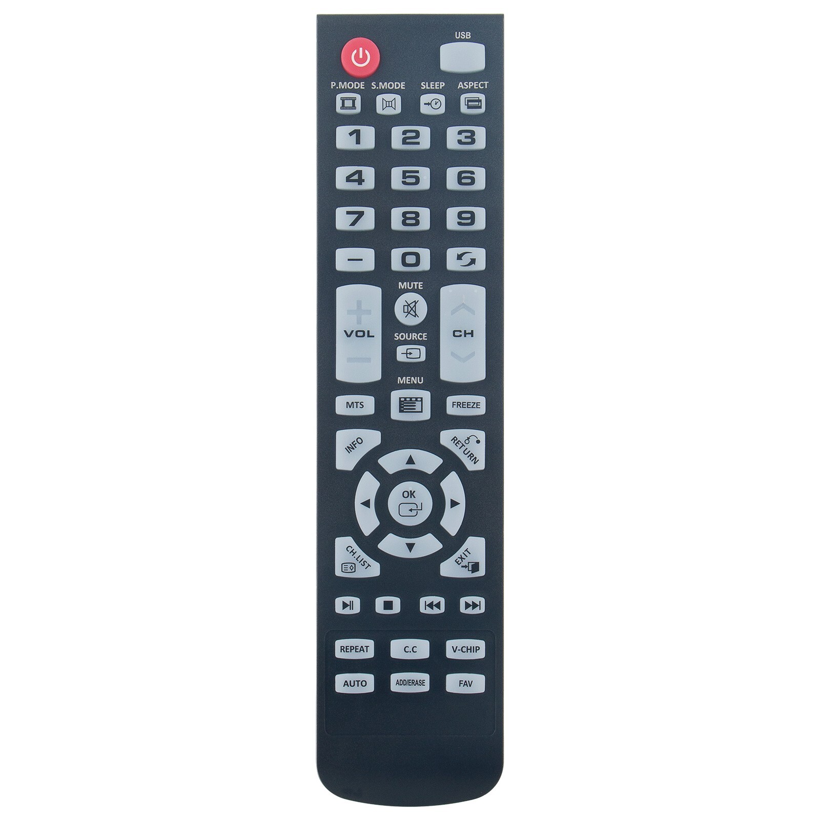 New XHY353-3 Remote Control for Element TV ELEFW504A ELEFW504A ELEFT426 ...