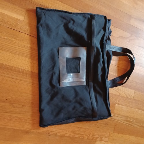 Rent the Runway Zippered Travel Garment Bag CLOTHING GARMENT BAG used ...
